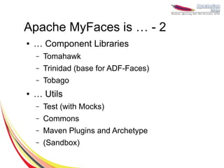 MyFaces Universe at ApacheCon | PPT