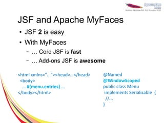MyFaces Universe at ApacheCon | PPT