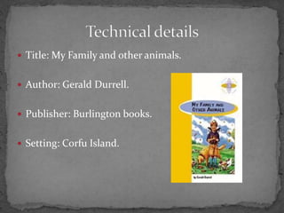 My family and other animals | PPTX