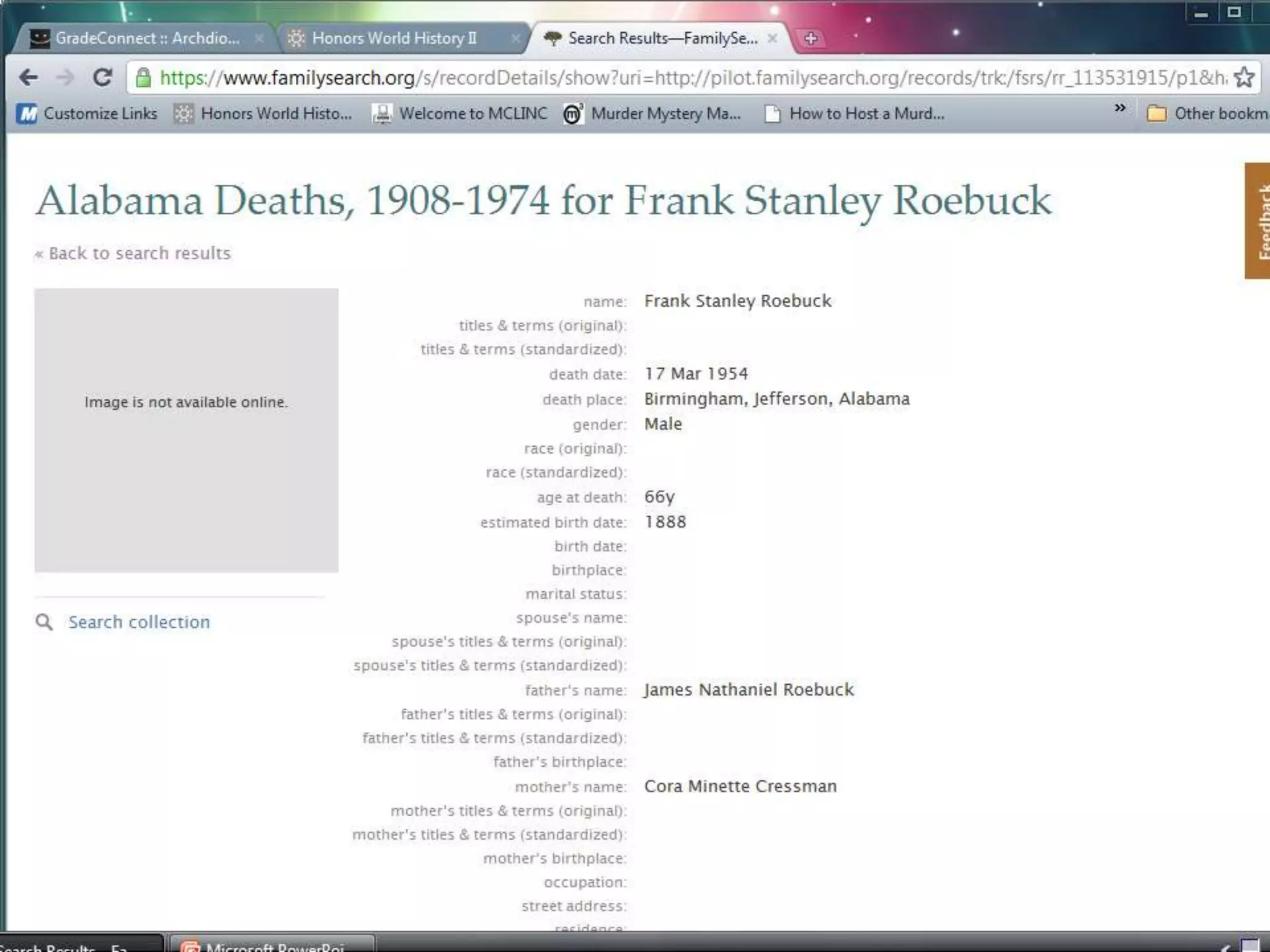 My family history project | PPTX