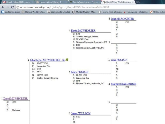 My family history project | PPTX