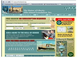 My family history project | PPT