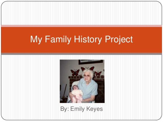 My family history project final