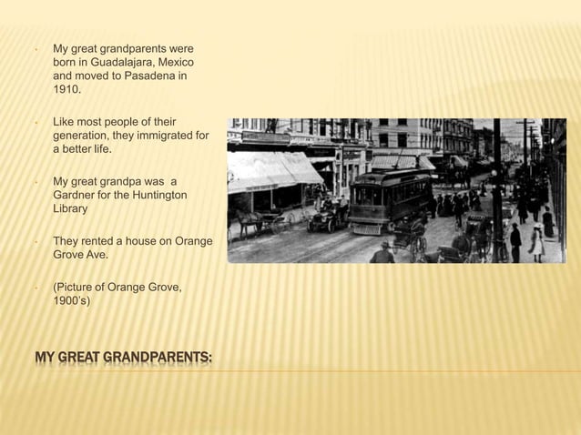 My family interview | PPT