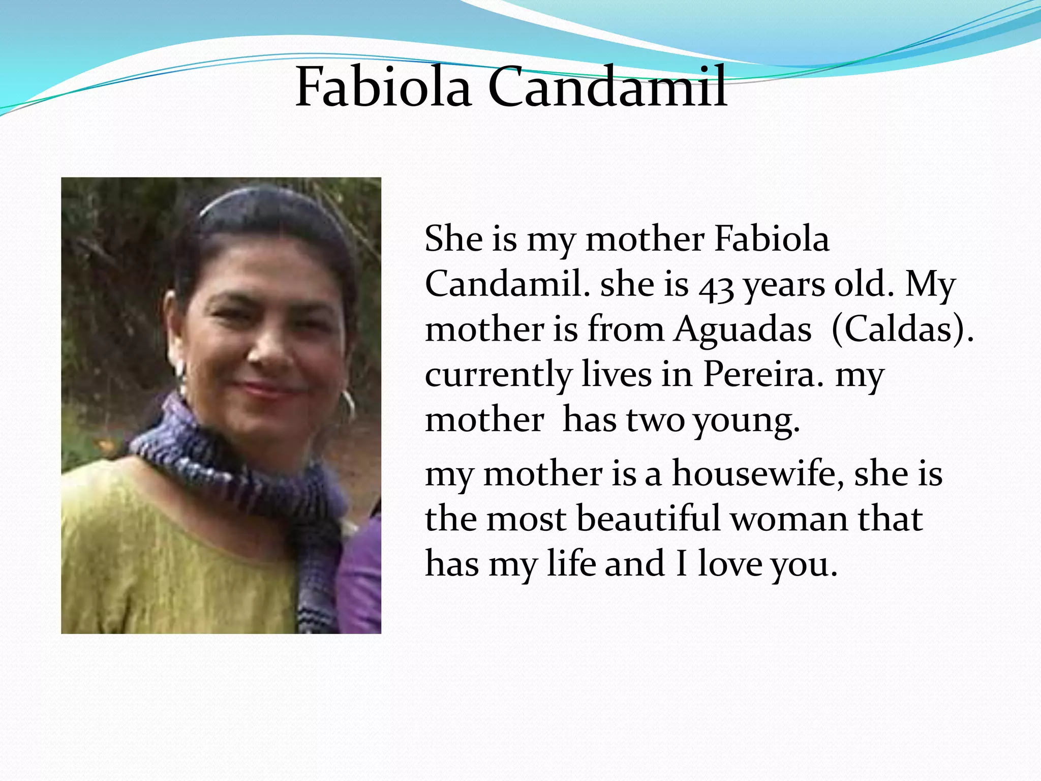 My family mauro candamil | PPTX