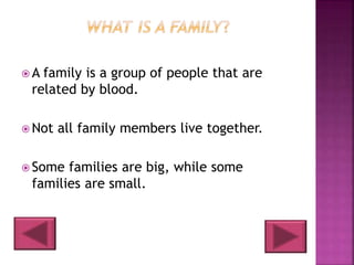 My family powerpoint | PPTX