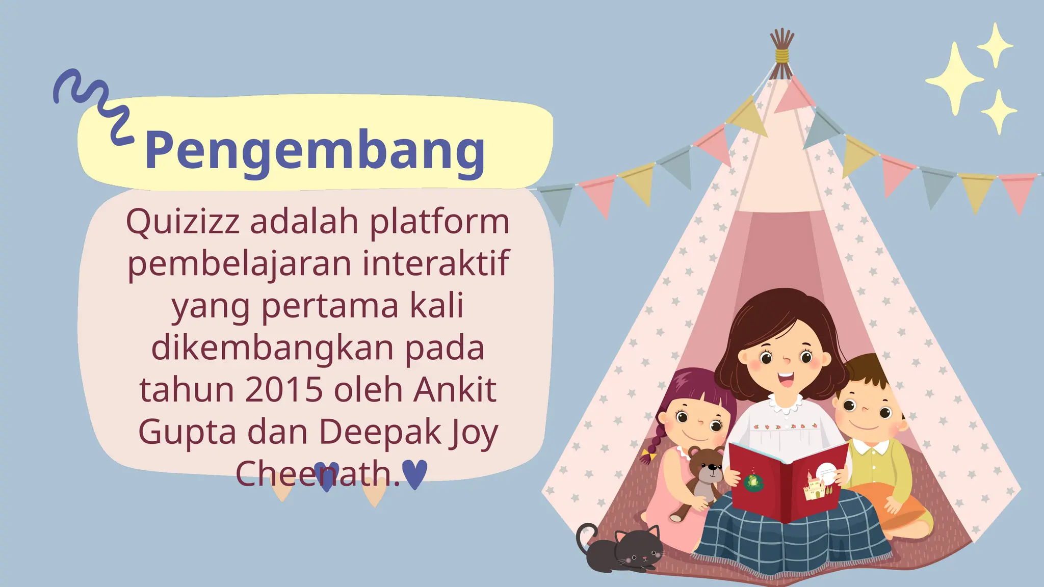 My Family Presentation Purple and Blue Cute Style.pptx