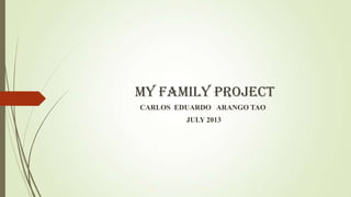 My family project | PPT