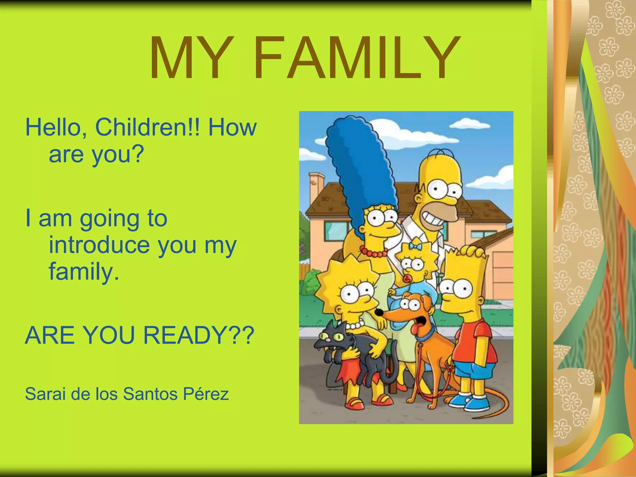 MY FAMILY (Simpsons)power point.pptx
