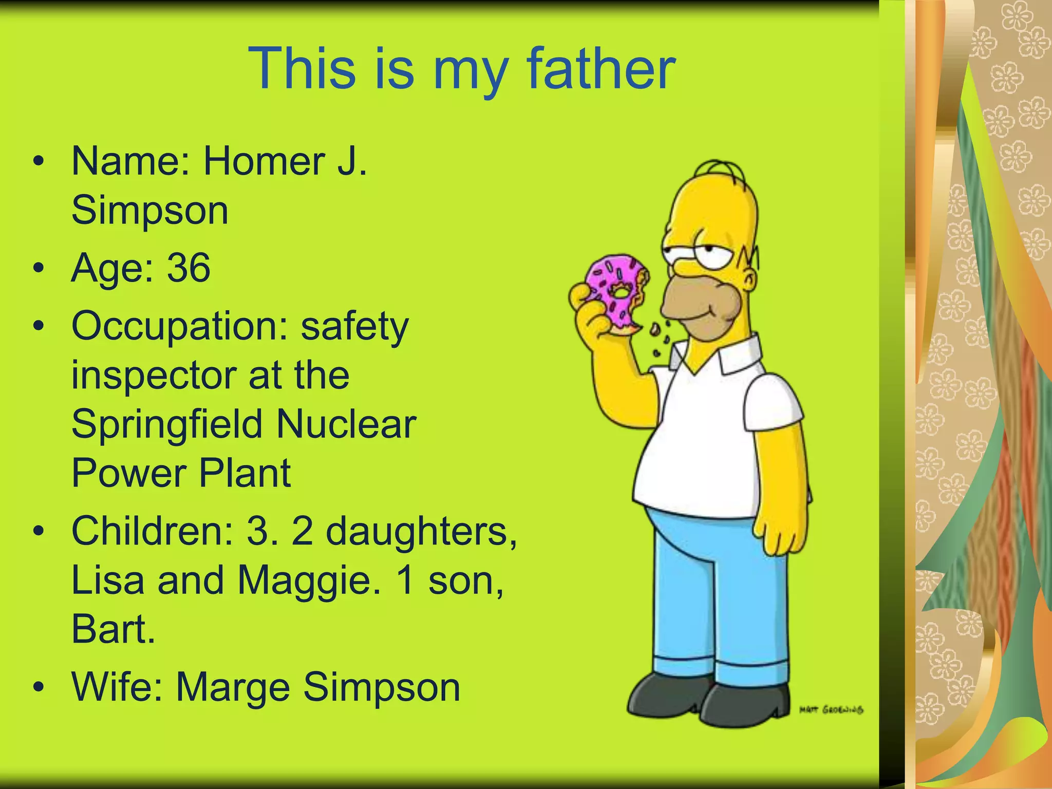 MY FAMILY (Simpsons)power point.pptx