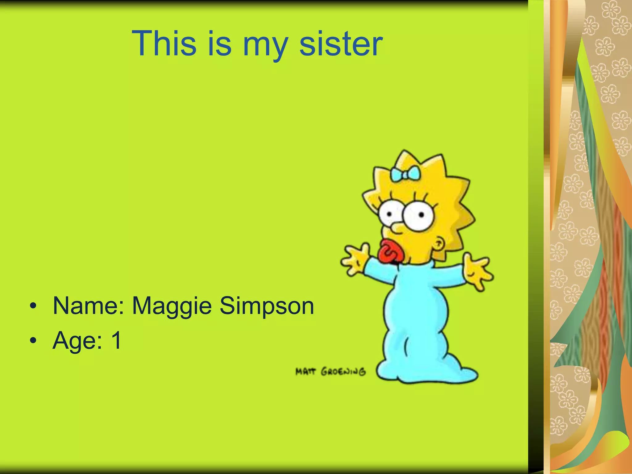 MY FAMILY (Simpsons)power point.pptx
