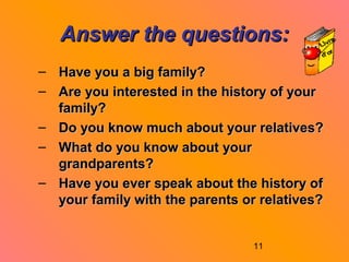 My Family Tree | PPT