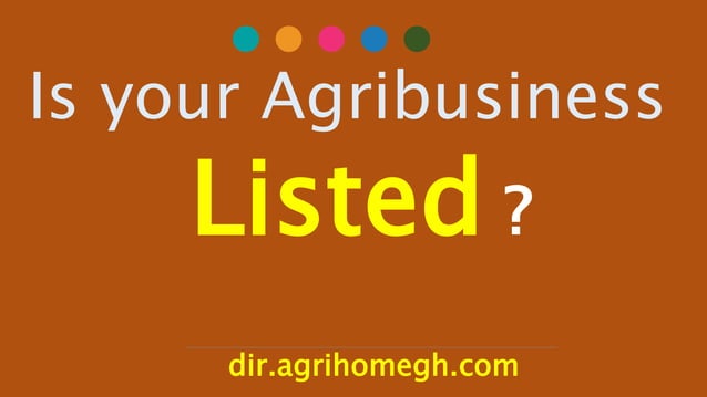 MyFarm List - Directory for agribusiness | PPTX | Agriculture | Industries
