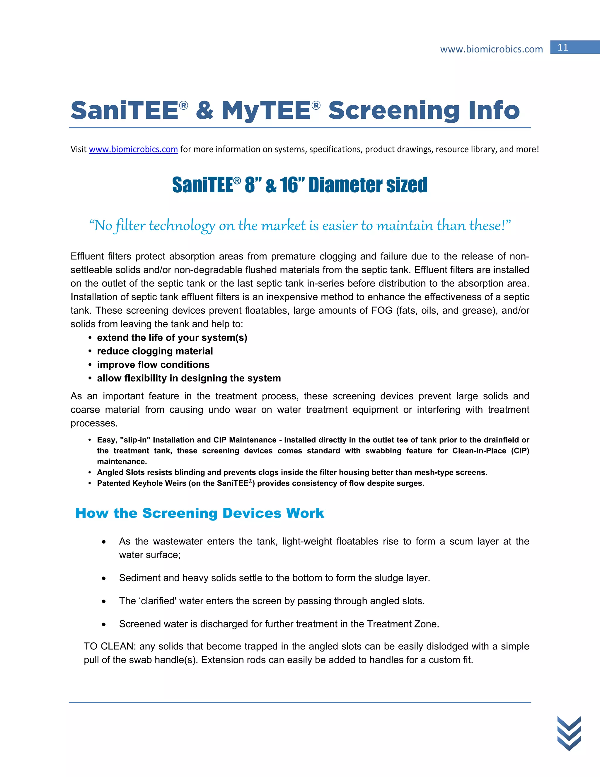 MyFAST® & MacroFITT® HS-STP® (from 32 m3 to 7400 m3 flows ...