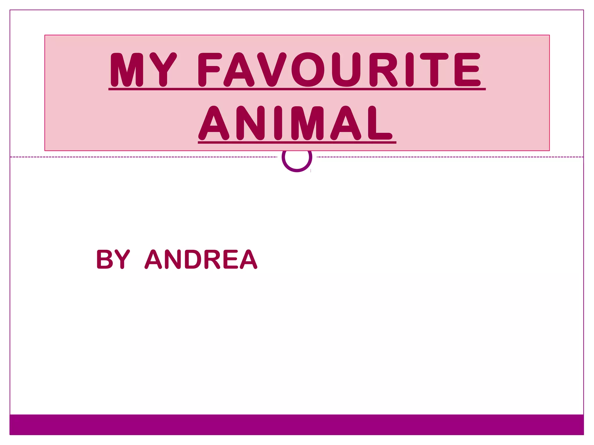 My favorite animal andrea | ODP | Dogs | Pets