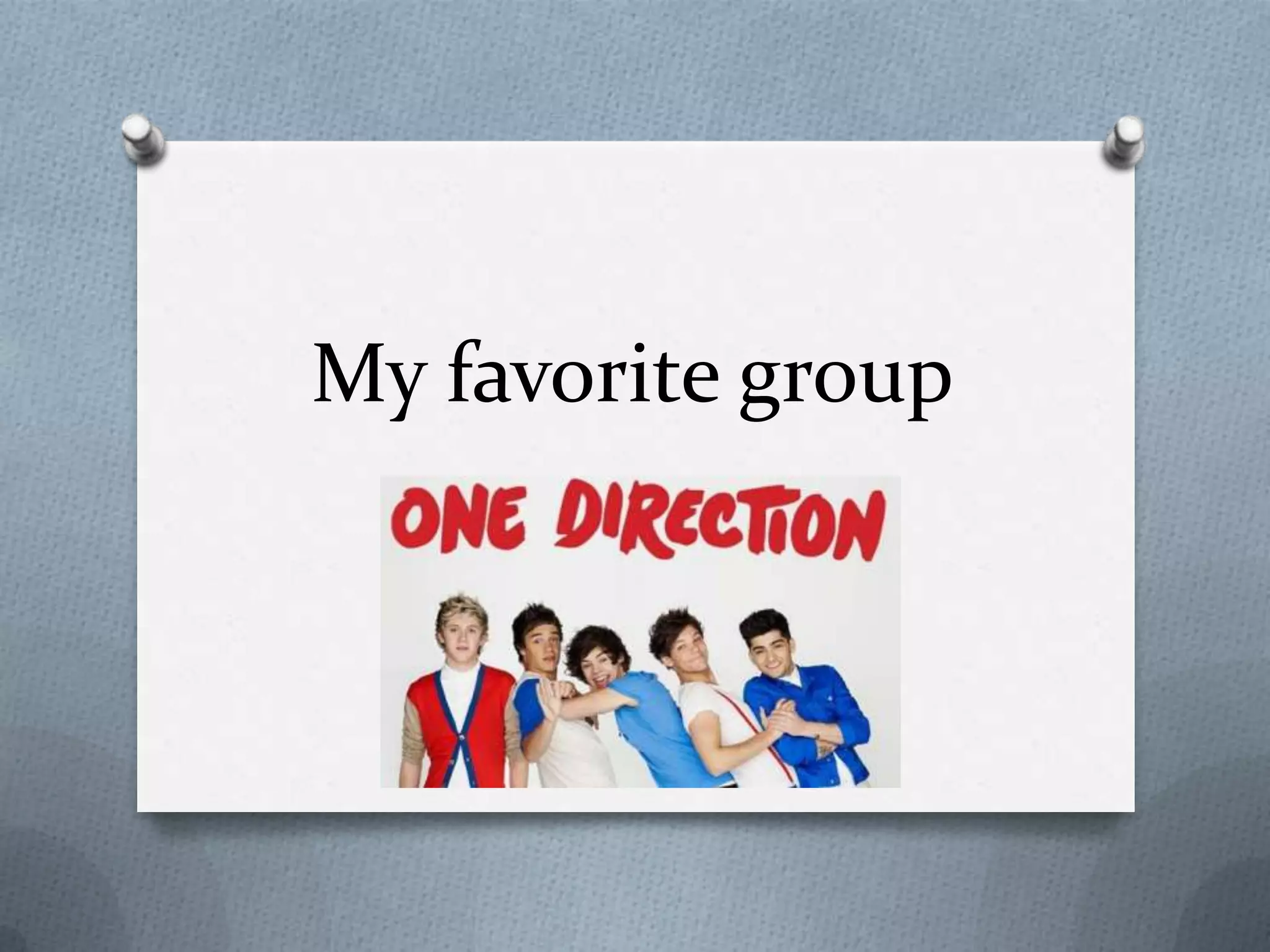 My favorite band | PPTX