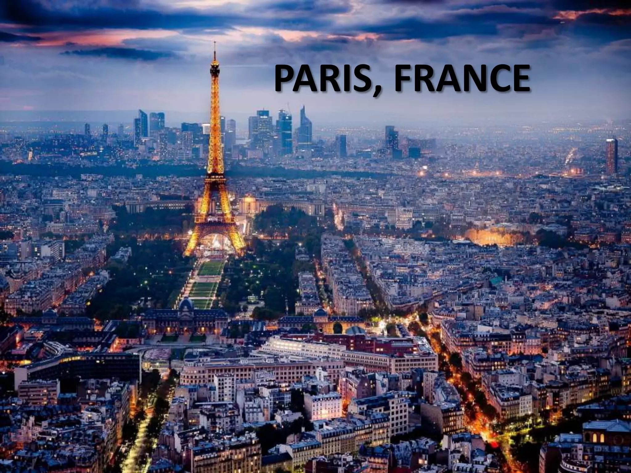My favorite city paris eg ppt call | PPTX
