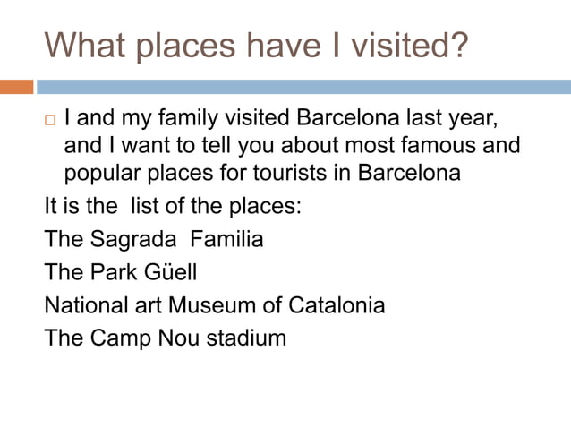 My favorite destination | PPT