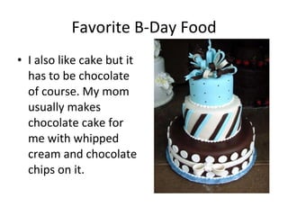 My favorite food | PPT