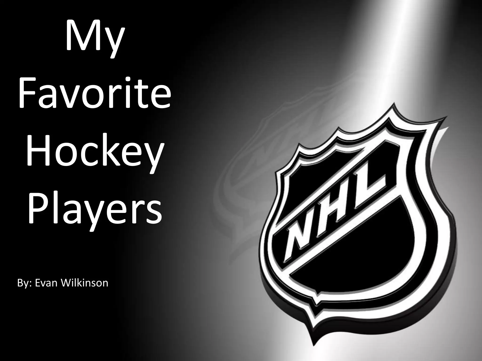 My favorite hockey players | PPTX