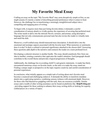 My Favorite Meal Essay.pdf