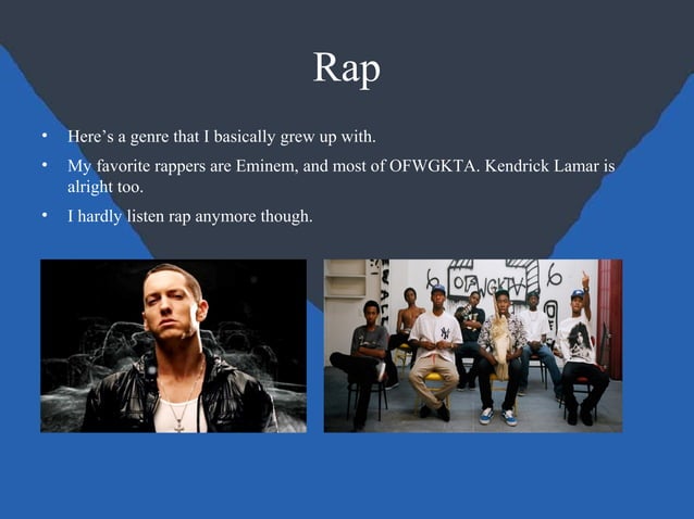 My Favorite Music Genres | PPT | Rock Music | Music