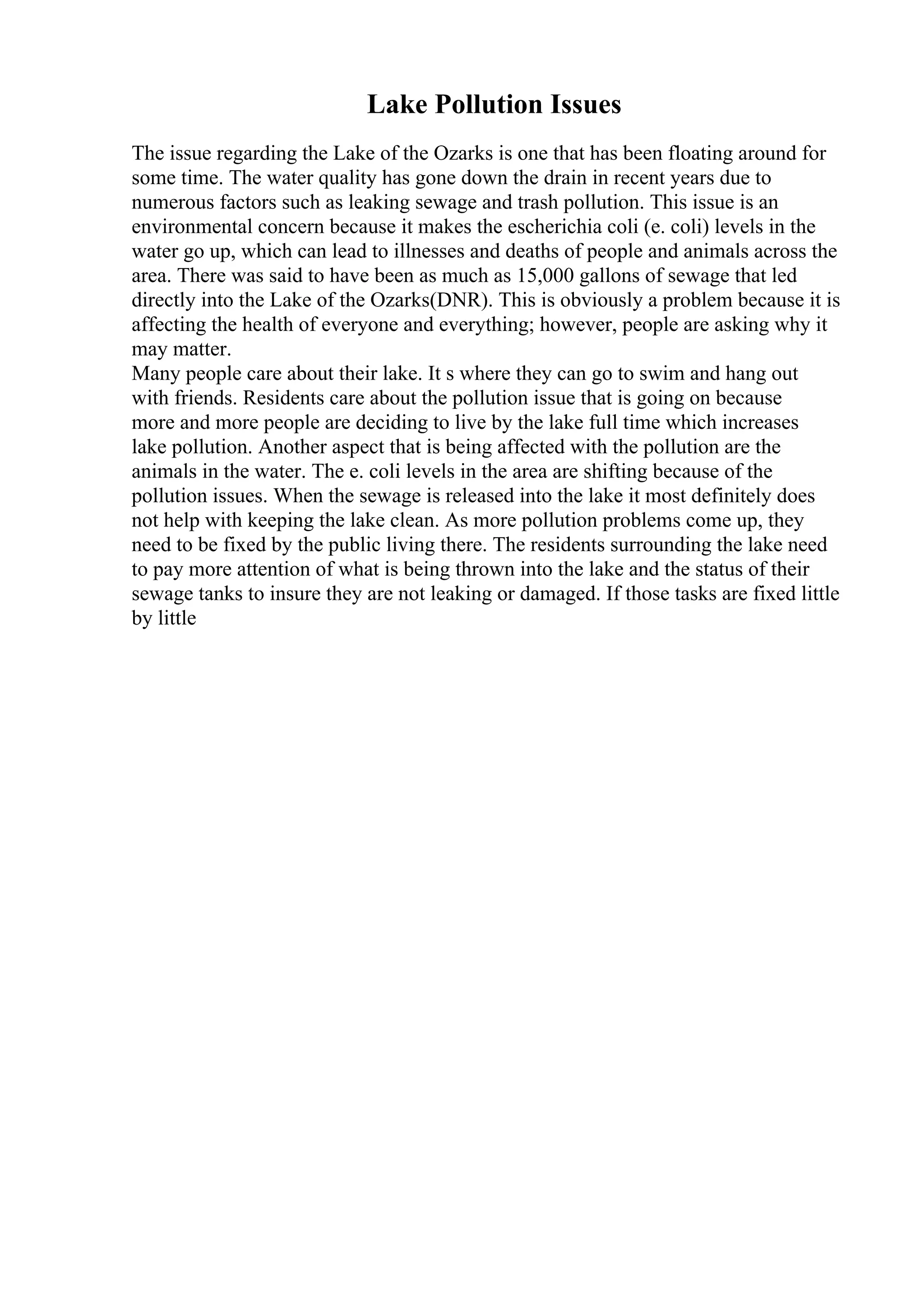 My Favorite Pastime Essay | PDF