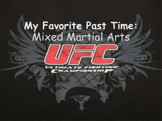 My favorite past time | PPTX