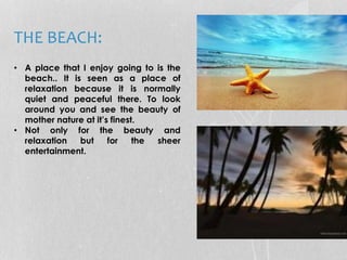 My favorite place | PPTX