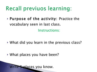 My favorite places | PPT