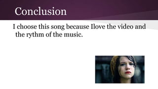 My favorite song | PPTX | Music | Entertainment