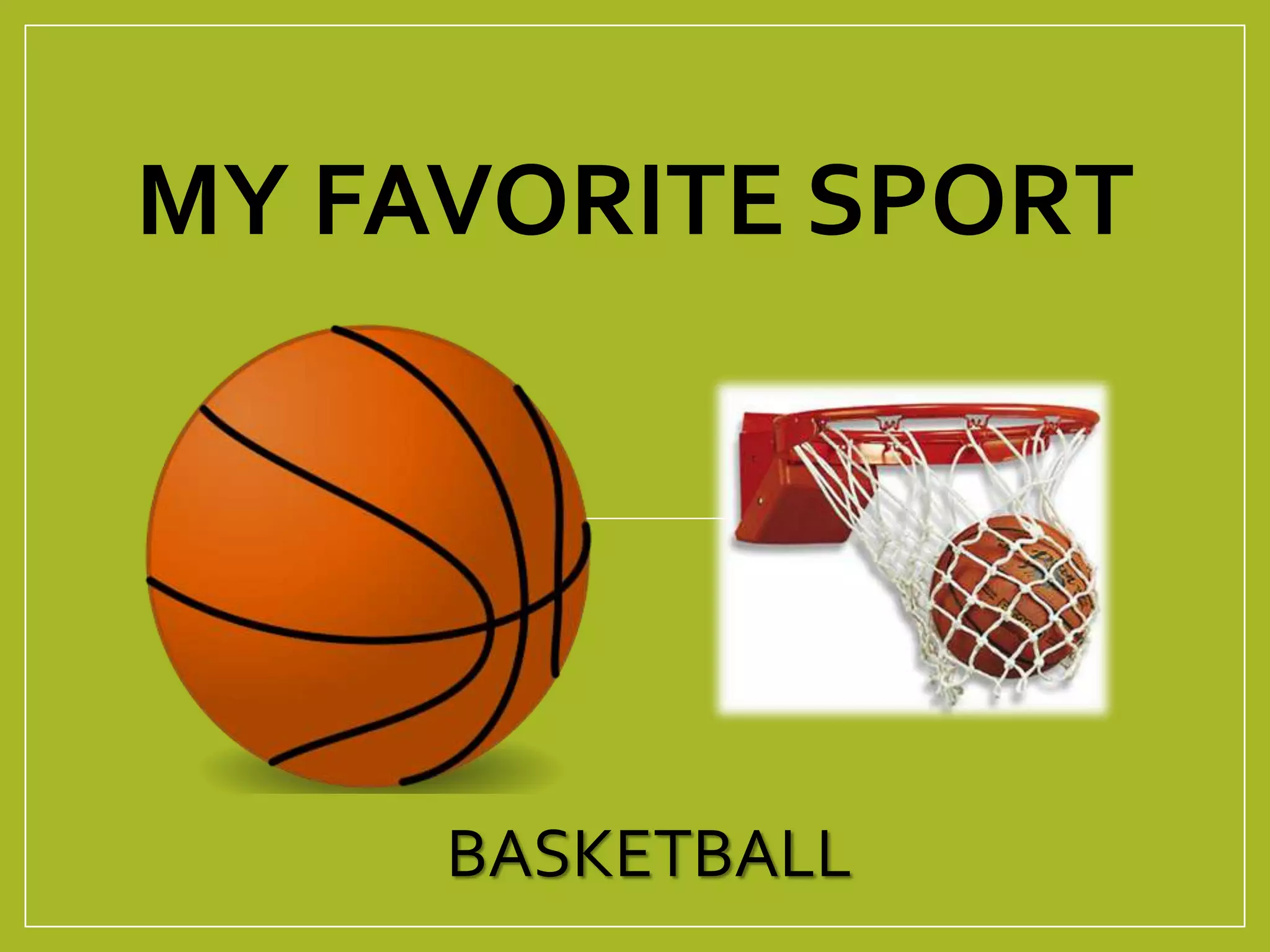 MY FAVORITE SPORT | PPTX