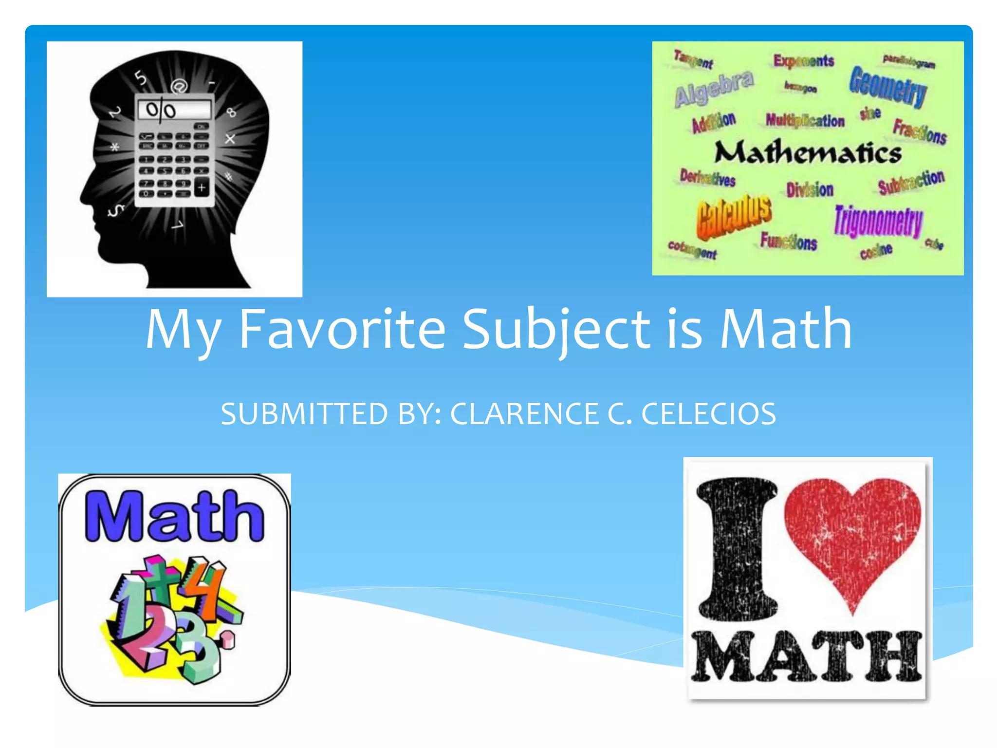 My favorite subject is math | PPT
