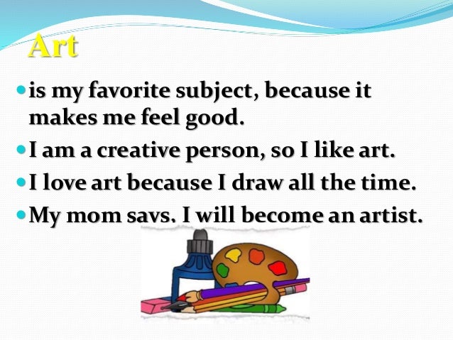 My favorite subjects