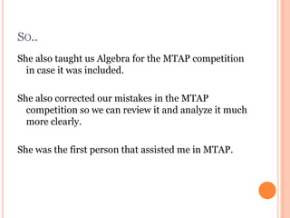 My favorite teacher | PPTX