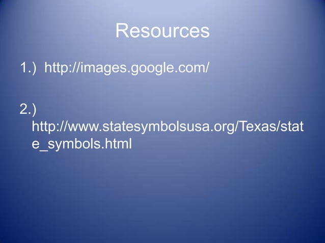 Miss Golman's Favorite Texas State Symbols | PPTX