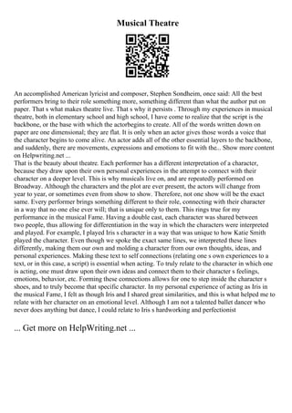 My Favorite Tv Program Essay | PDF