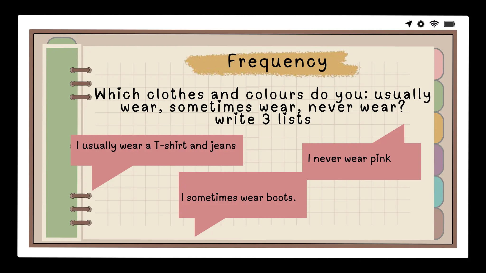 My Favourite clothes, places and colours.pptx