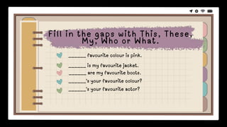 My Favourite clothes, places and colours.pptx