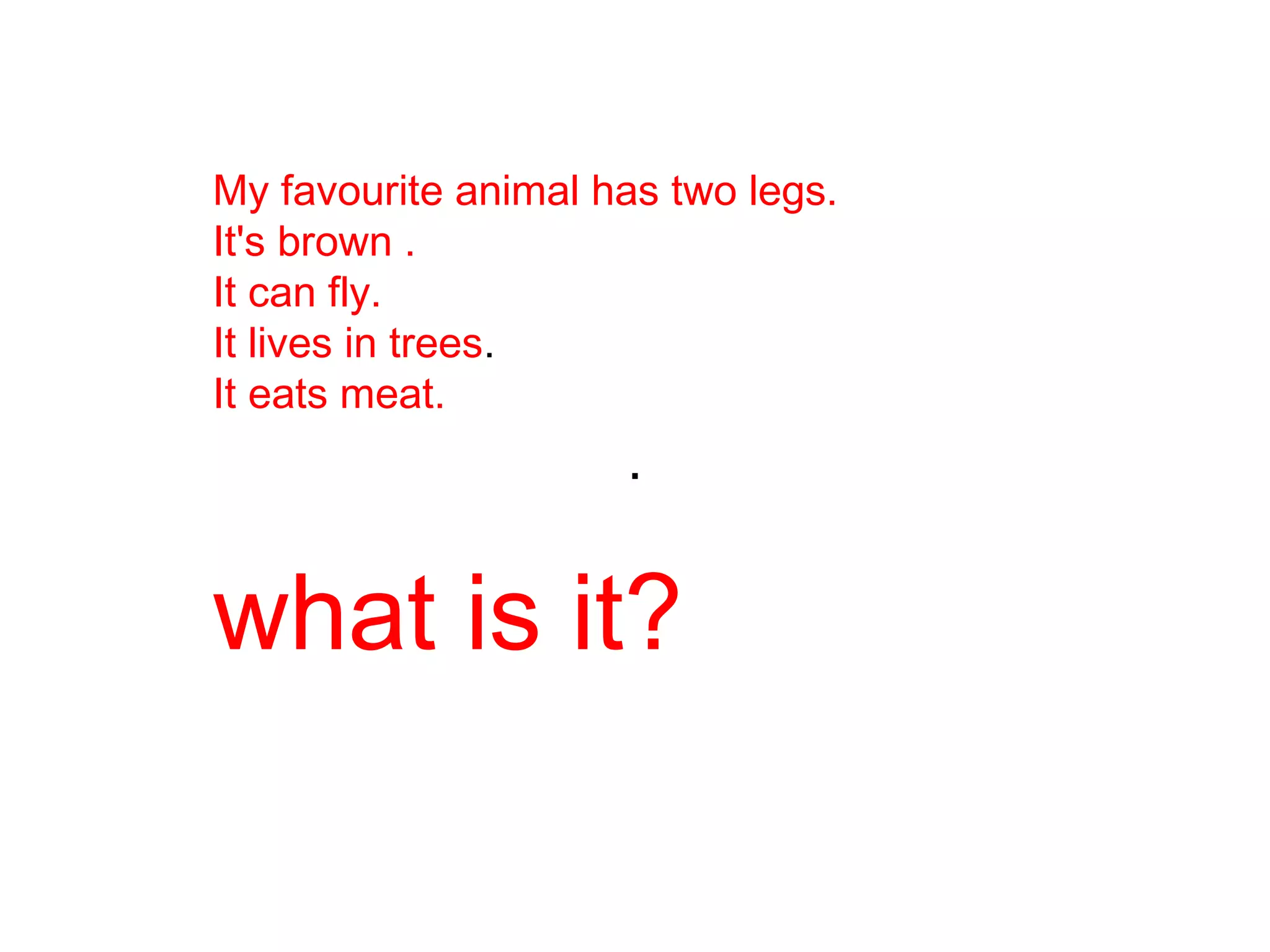 My favourite animal roger r | ODP