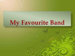 My favourite band | PPTX