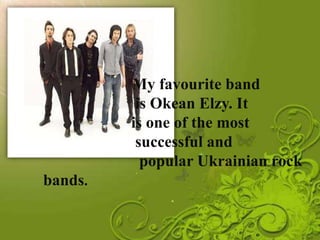 My favourite band | PPTX