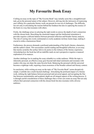 My Favourite Book Essay.pdf