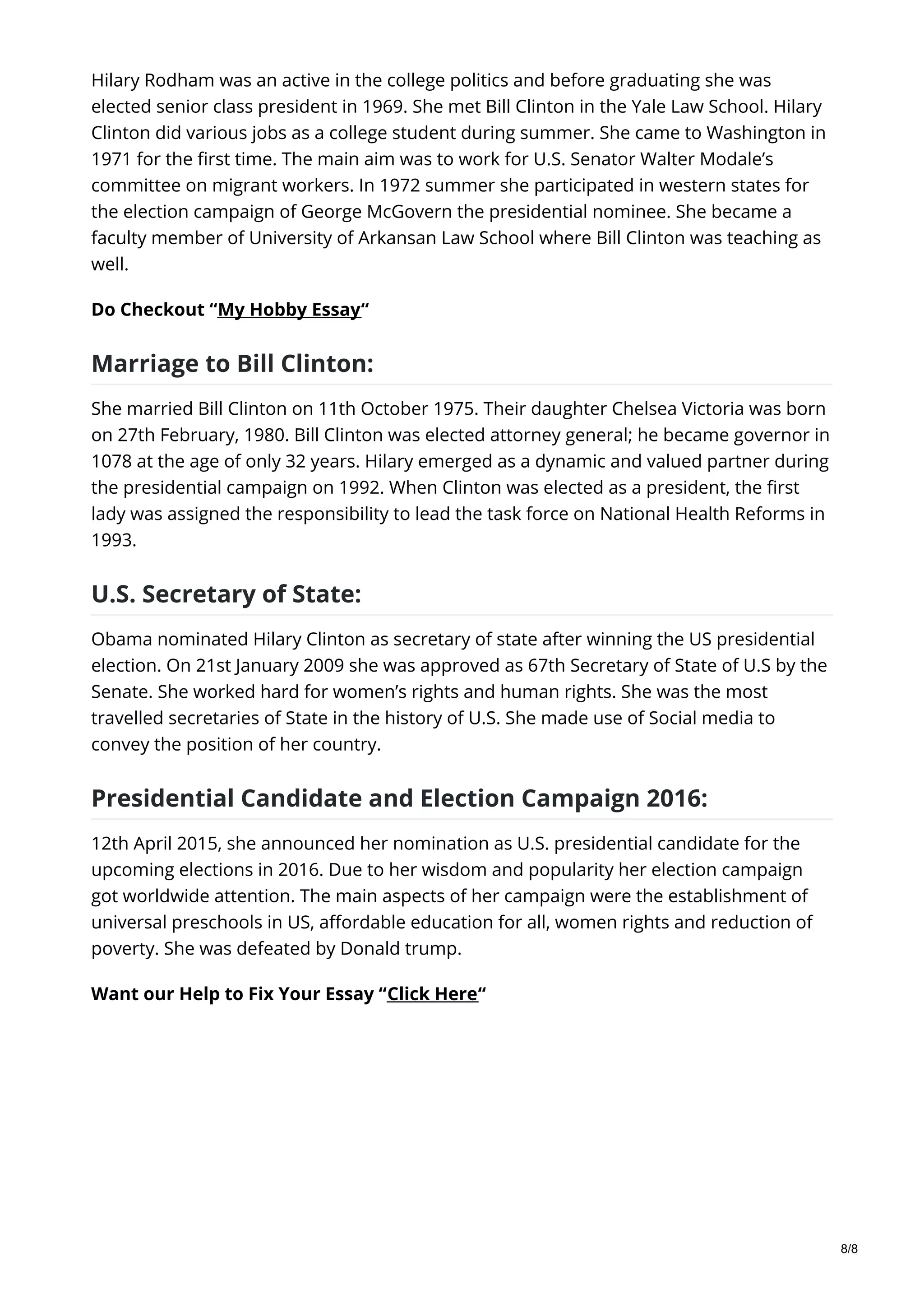 My favourite personality essay creativesavantz.com