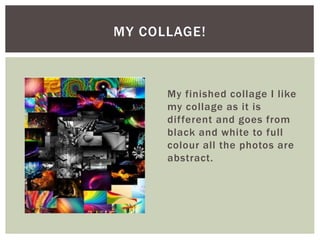 My favourite photos unit 9 task 6! | PPTX