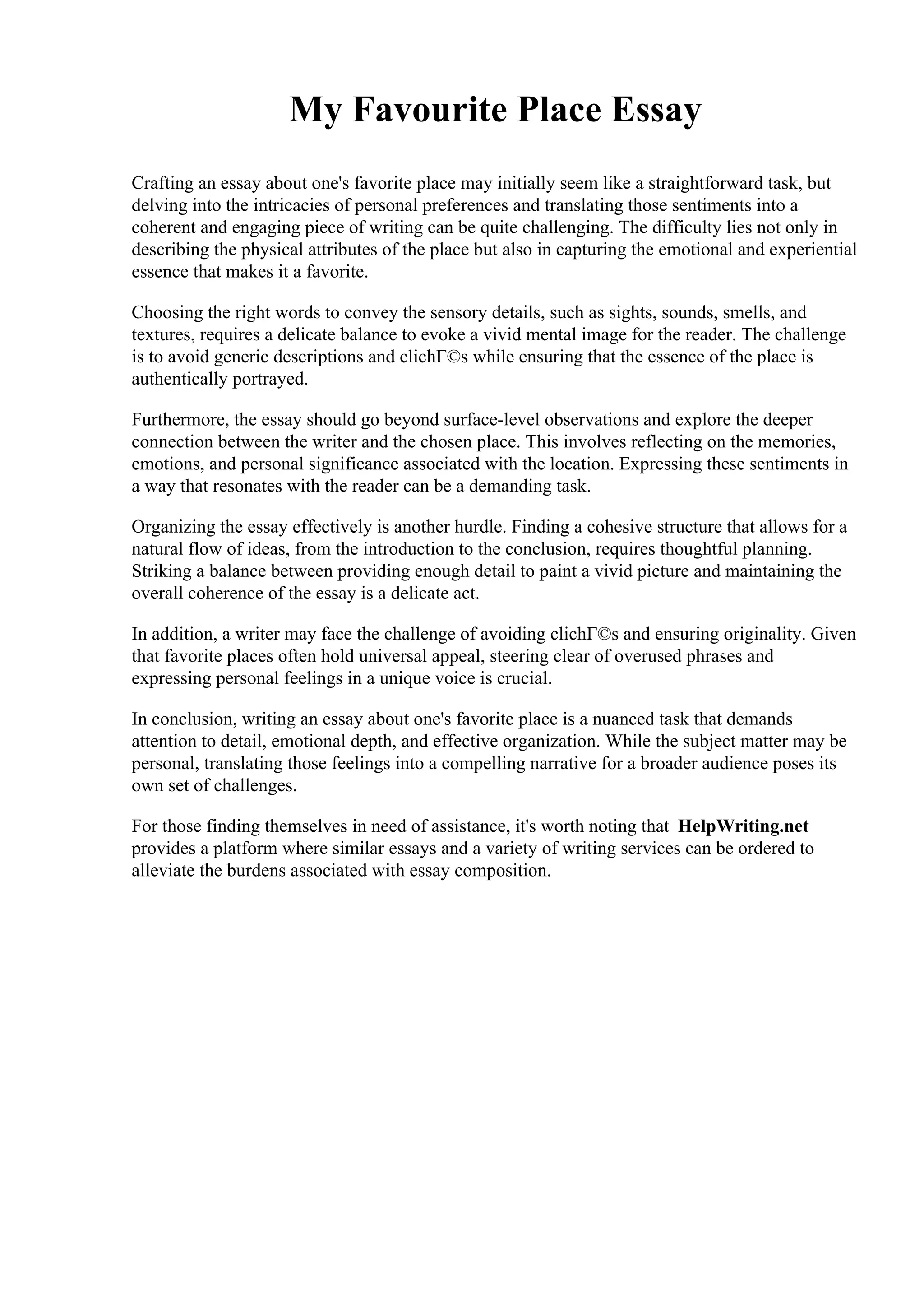 My Favourite Place Essay.pdf