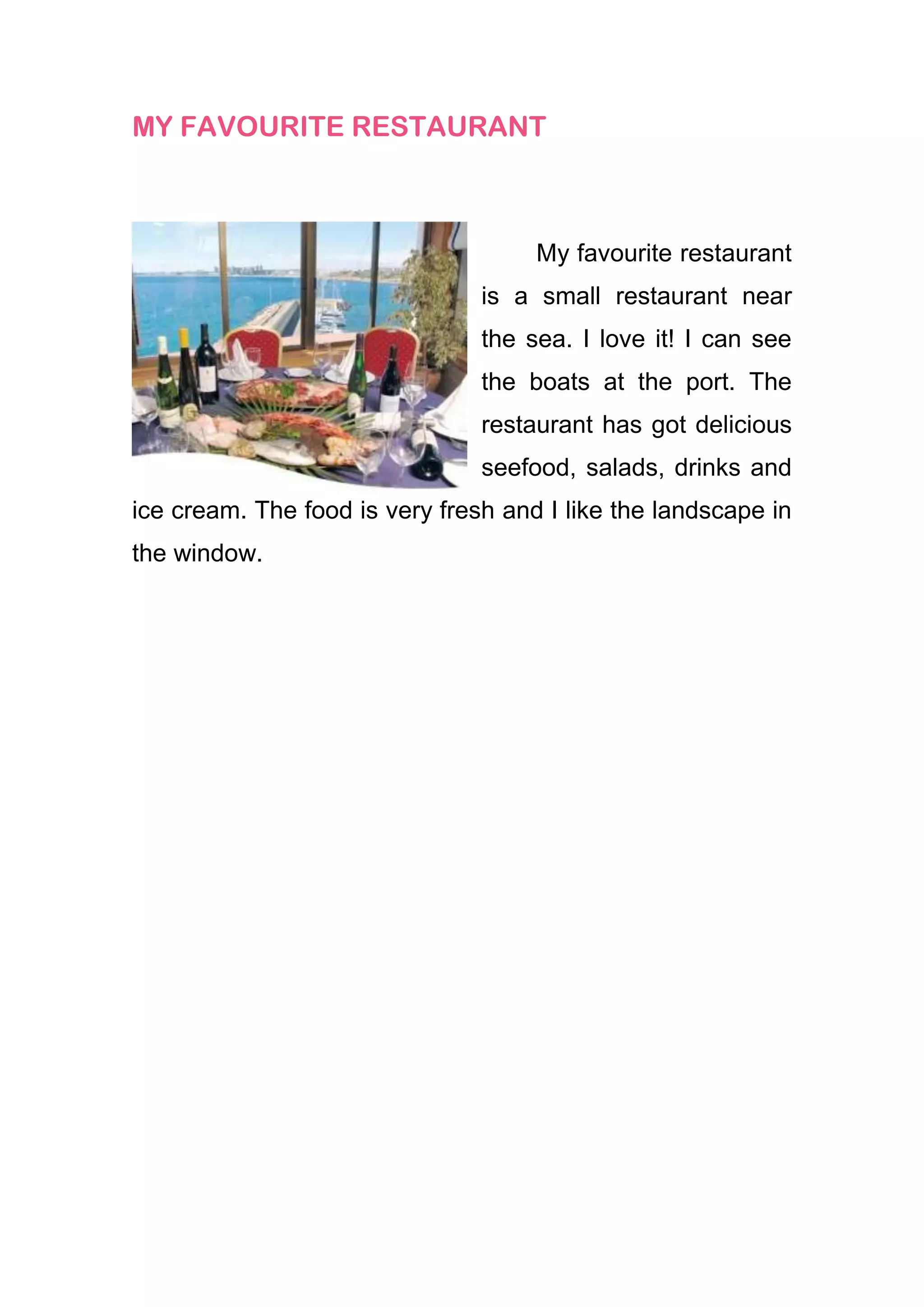 My favourite restaurant | DOC