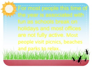 My favourite season is summer | PPTX