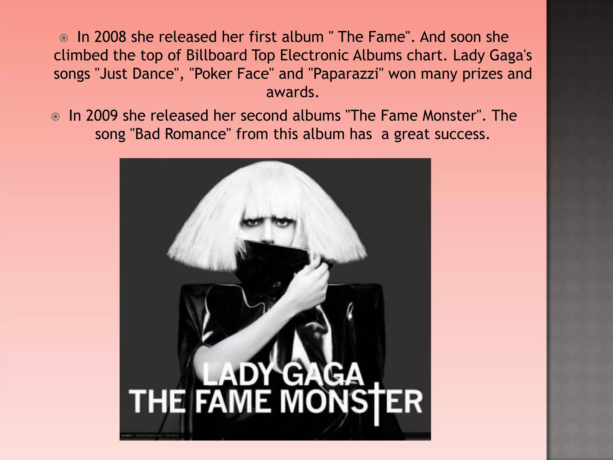 My Favourite Singer. Lady Gaga | PPT
