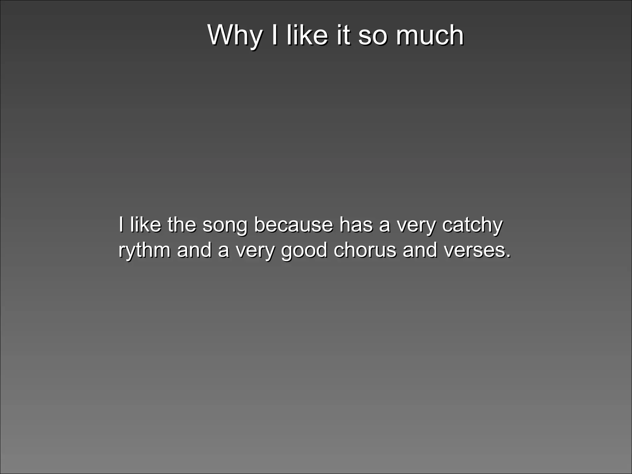 My favourite song | PPT